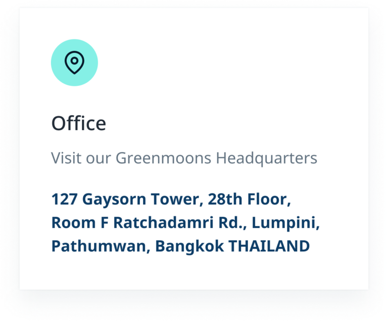 Contact us Greenmoons Our path to success through innovation